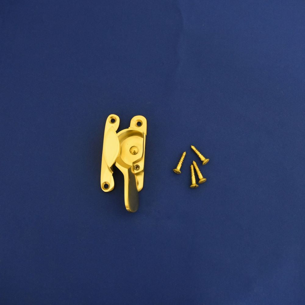 Polished Brass Fitch Fastener - Non-locking – Joinery Hardware